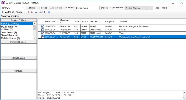 1. WinLink Setup – initial and telnet | Gateway Amateur Radio Club